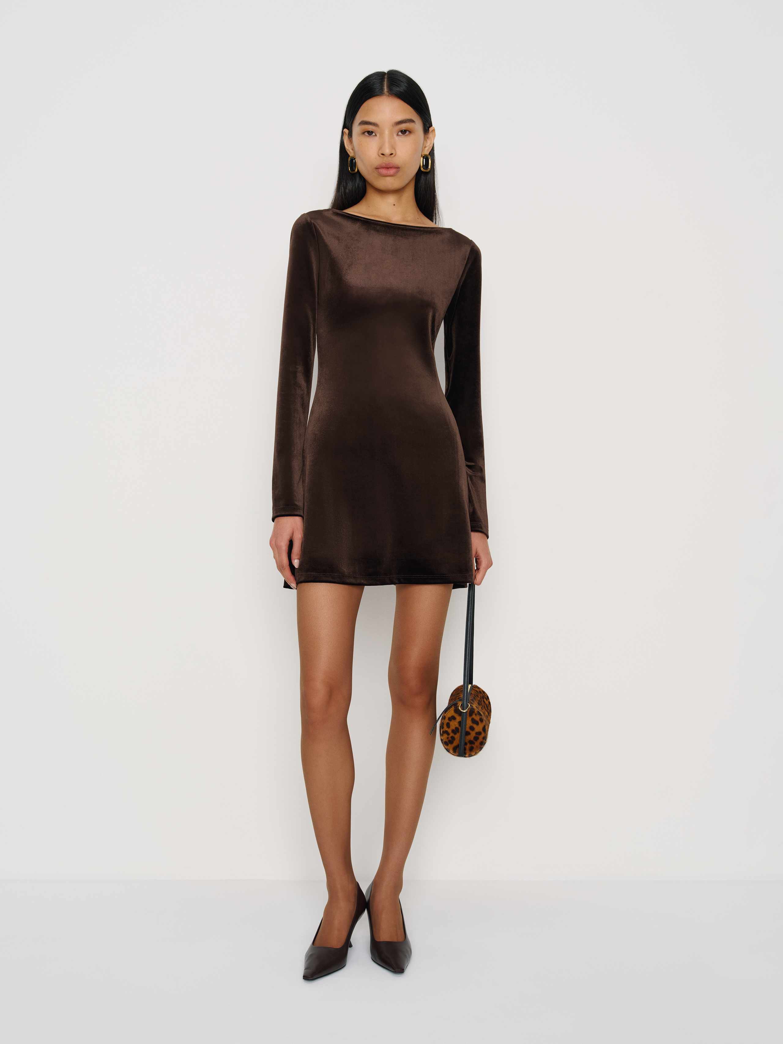Reformation Jovie Knit Dress In Chianti - 70% Off | Editorialist