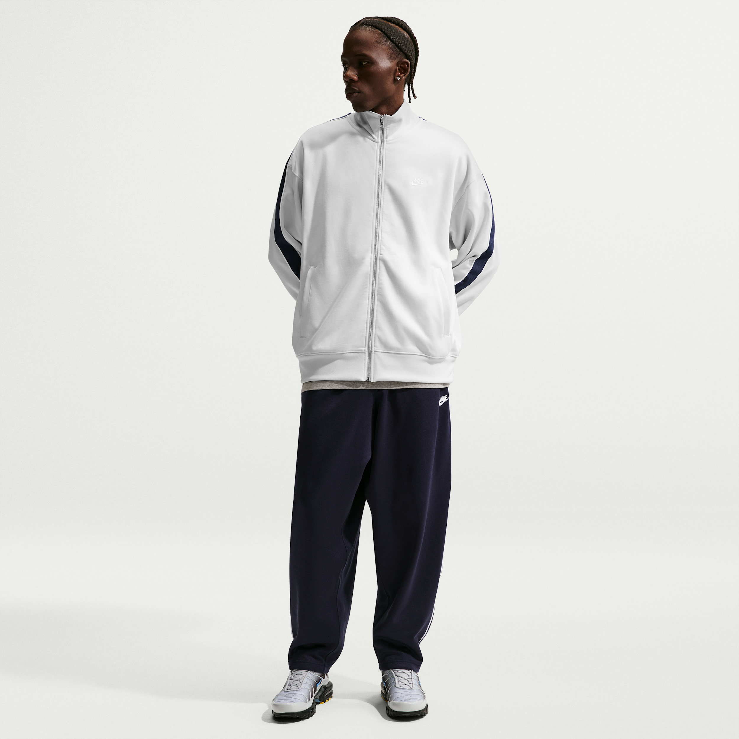 NIKE Sportswear Club Oversized Knit Track Jacket