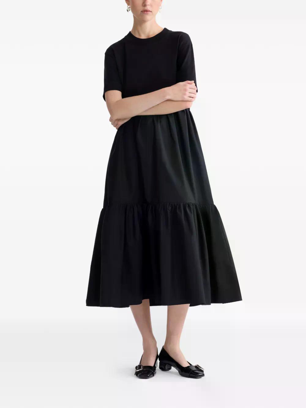 PATOU Short-Sleeved Midi Dress
