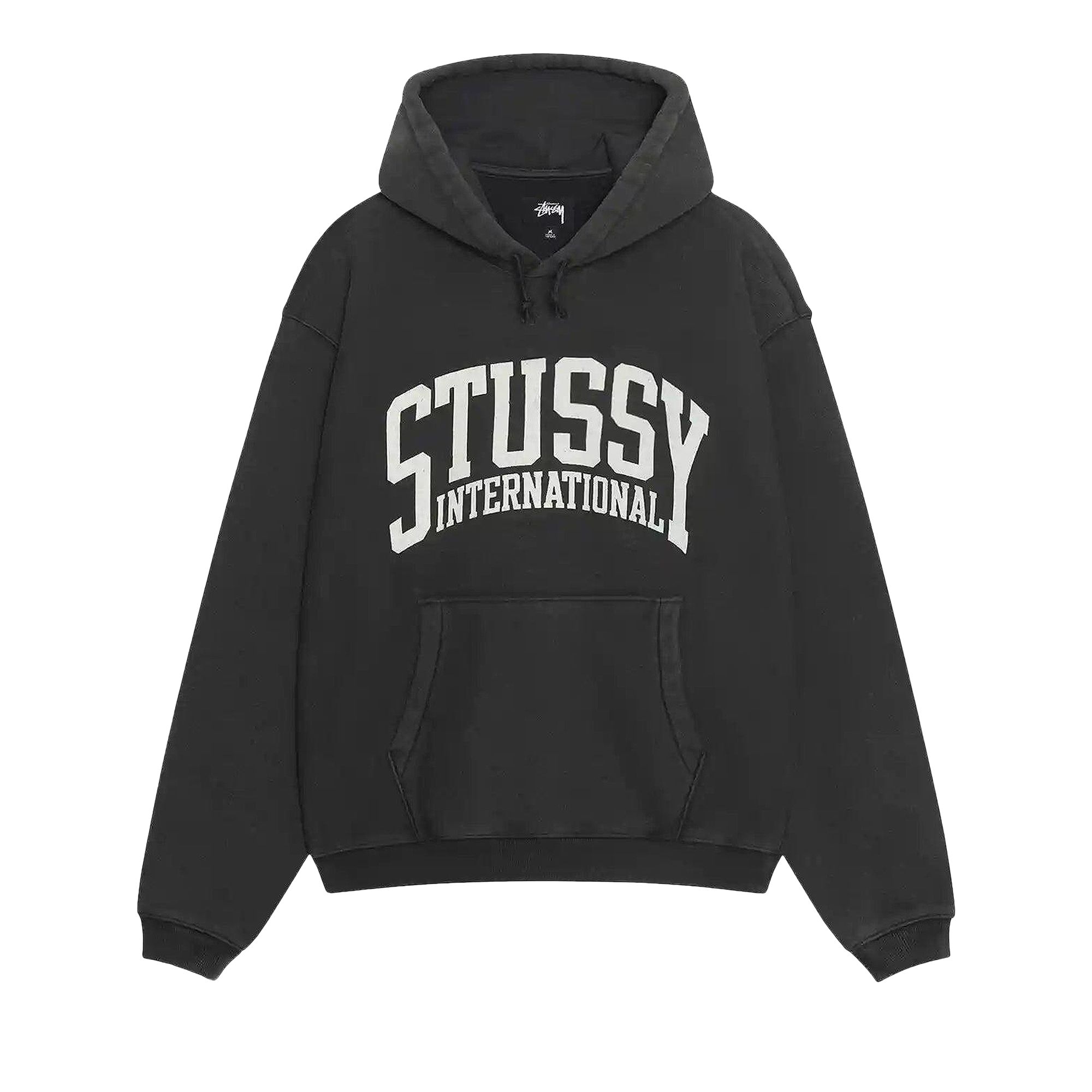 StüSsy Sport Zip Hoodie - Black | Editorialist