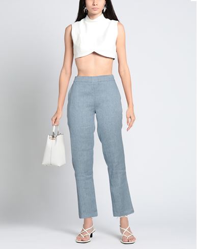 TWINSET Tapered Linen-Blend Chinos