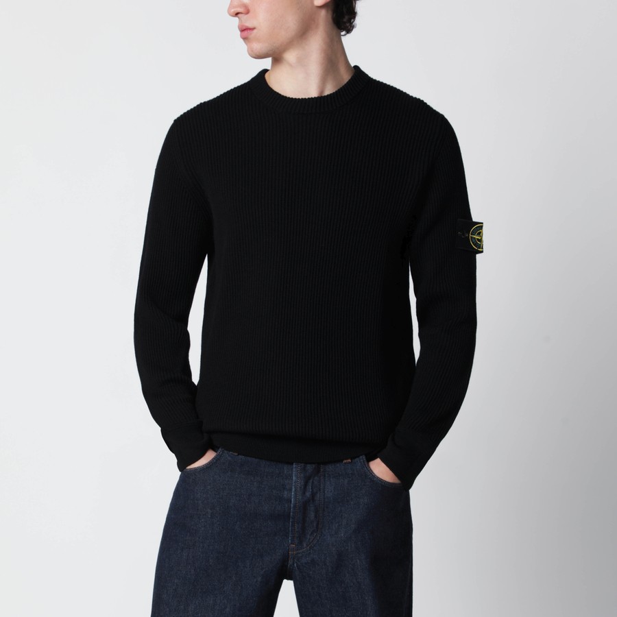 StüSsy Orchid Sweater - Black | Editorialist