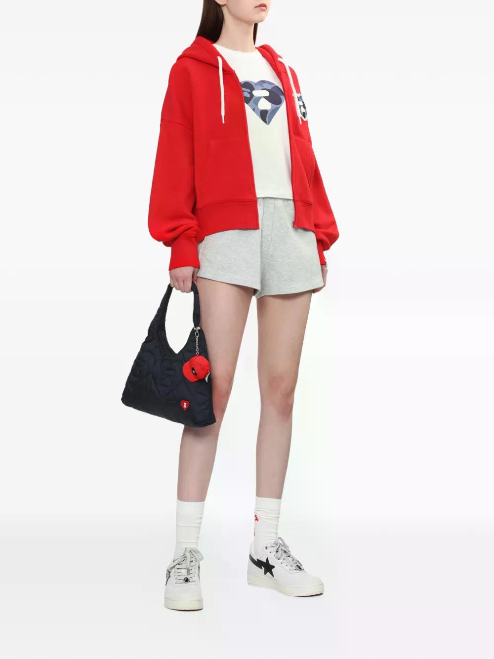 A BATHING APE Embroidered Drawstring Shorts