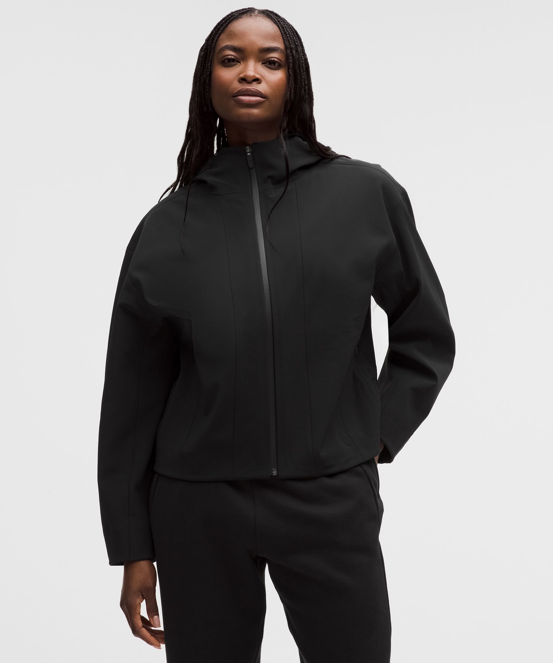 Lululemon Cross Chill Cinch-Back Jacket - Black | Editorialist