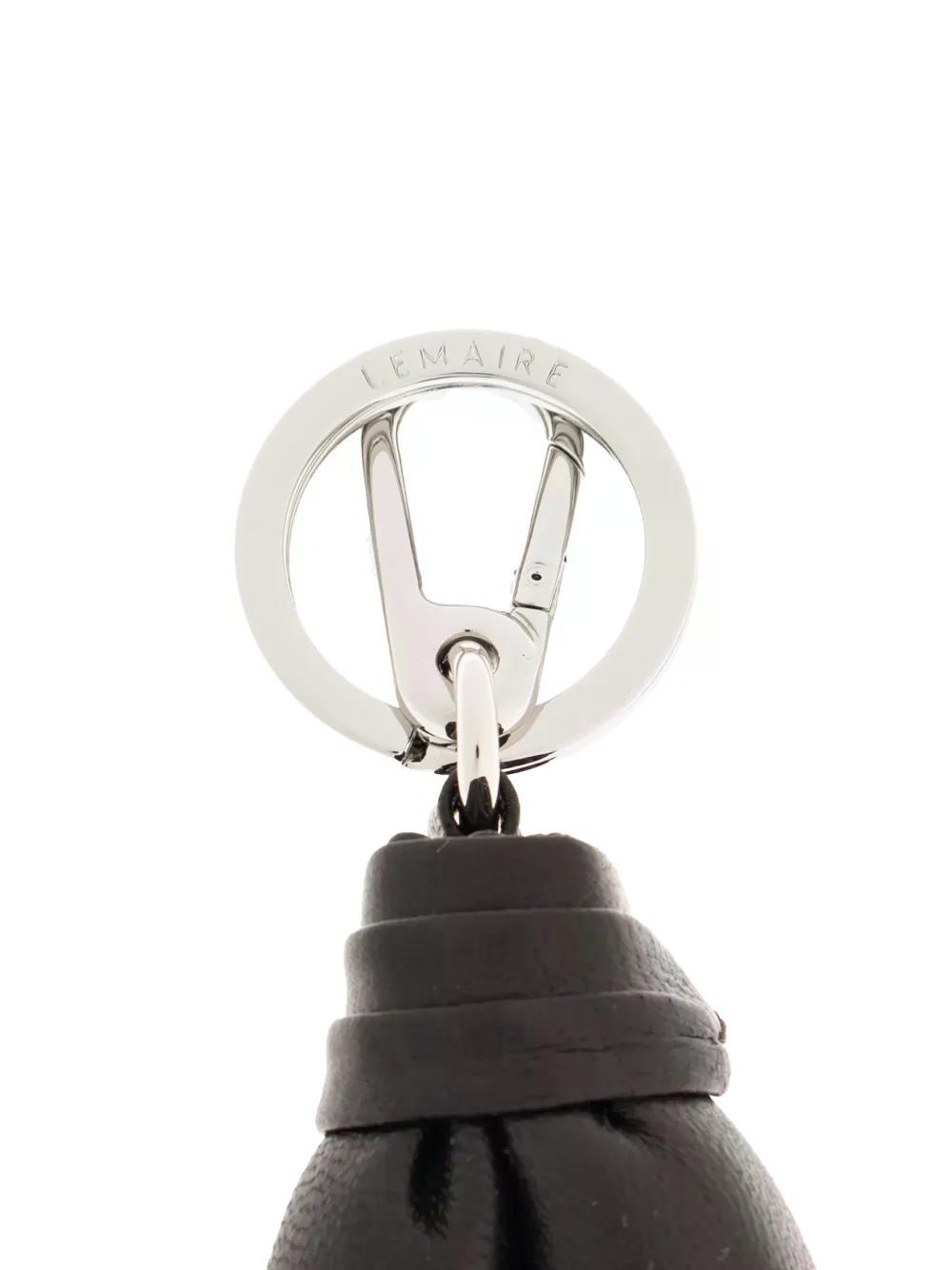 Lemaire Wadded Key Holder - Black | Editorialist