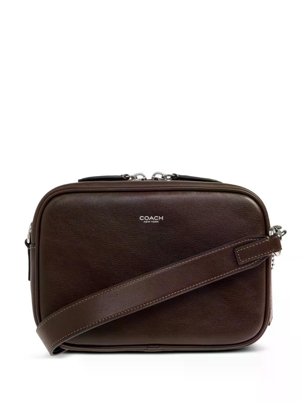 Coach Leather Radio Camera Bag - Brown | Editorialist