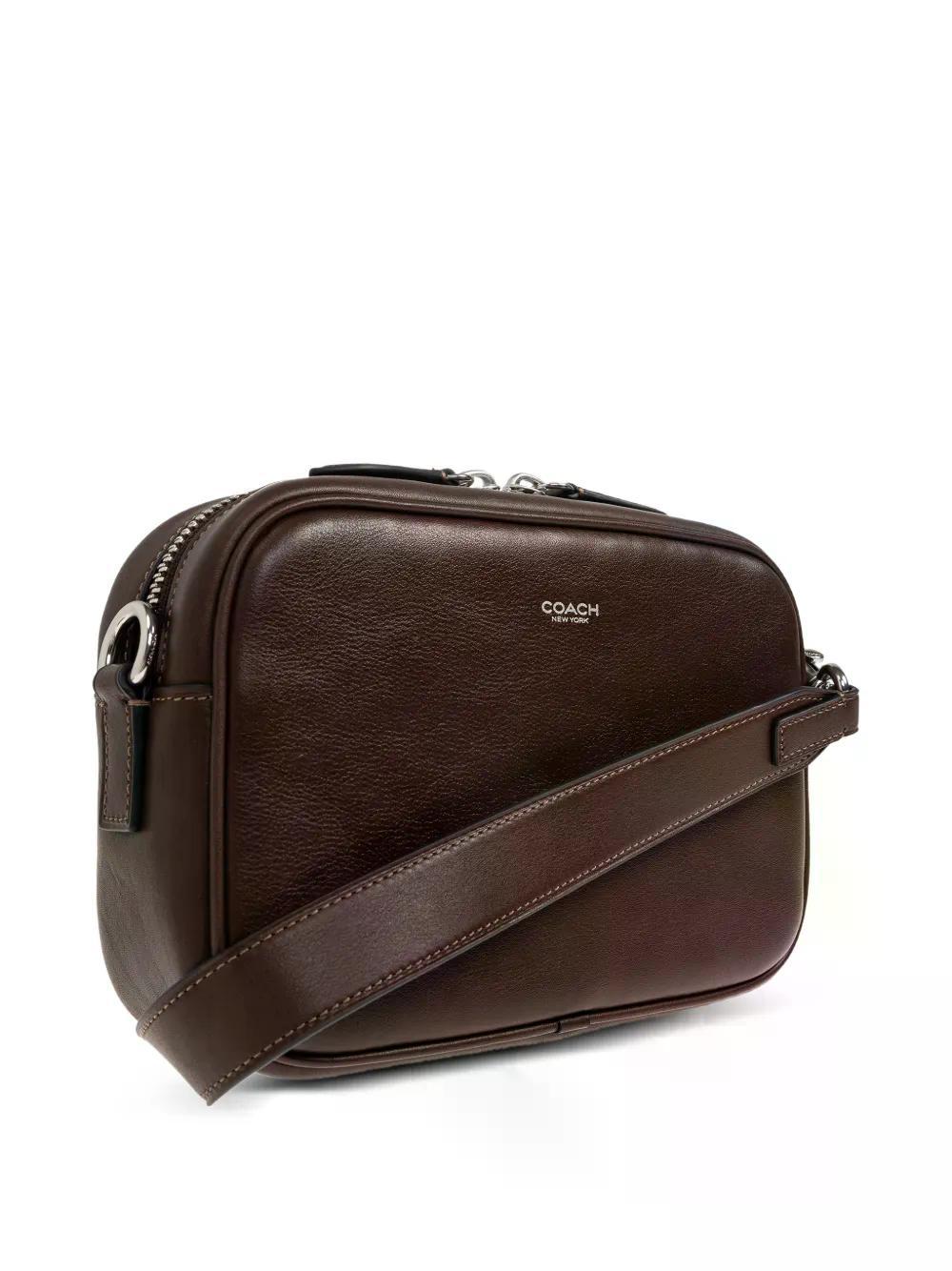 Coach Leather Radio Camera Bag - Brown | Editorialist