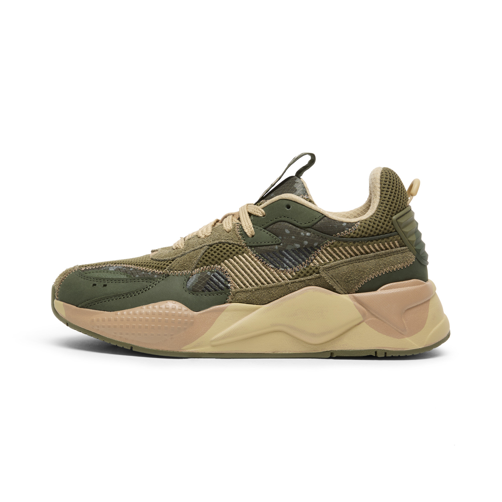 Puma Rs-X Rain Map Camo Sneakers Green 50% Off Editorialist