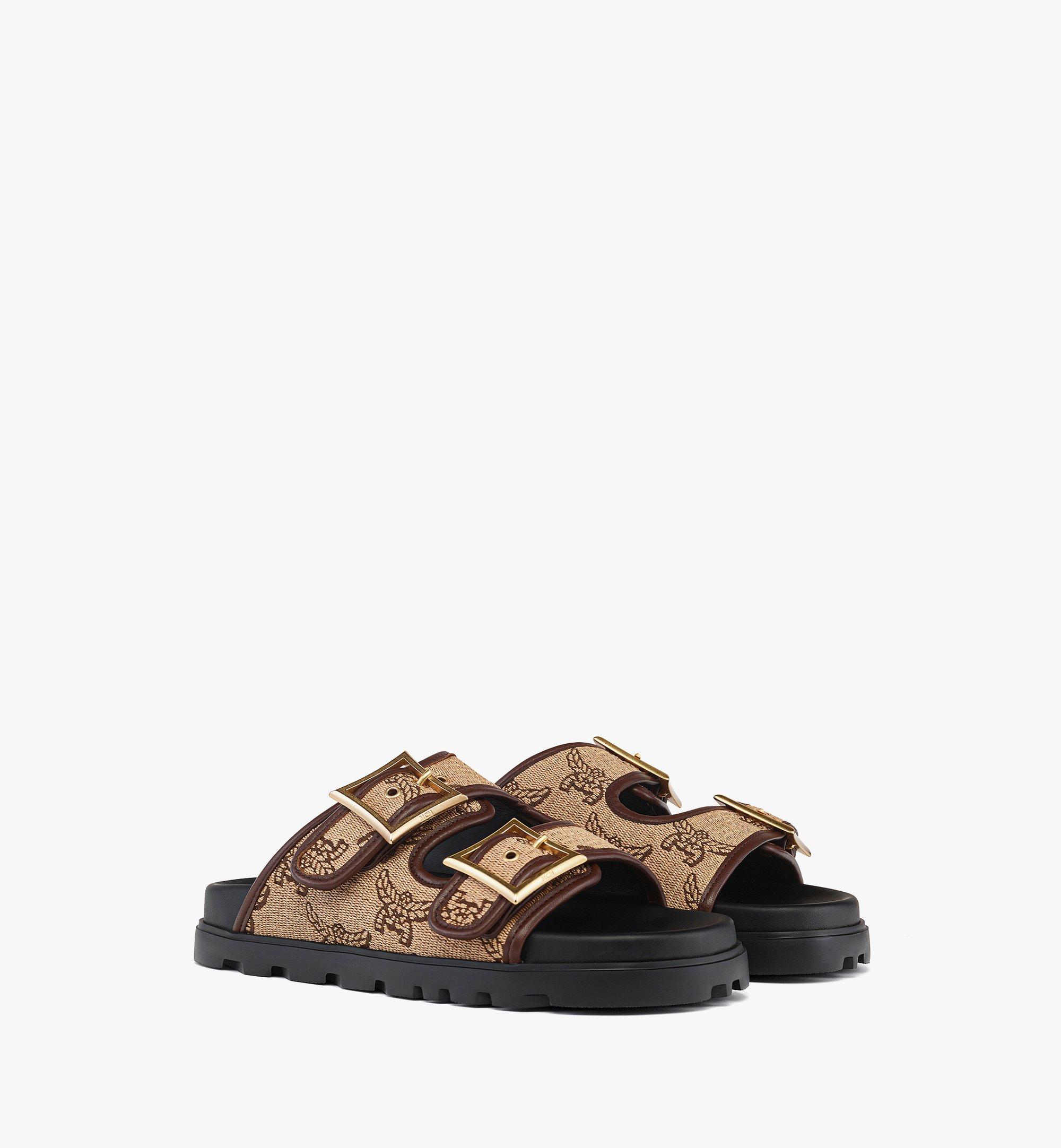 Santoni Leather Buckle Sandals Black 30% Off Editorialist