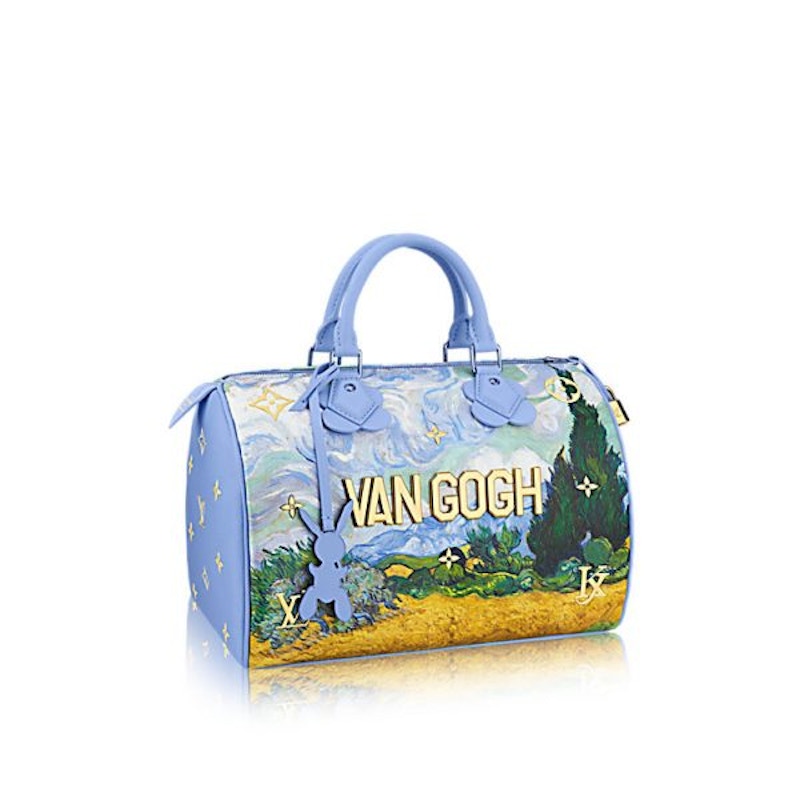 Louis Vuitton X Jeff Koons Speedy Vincent Van Gogh Masters 30