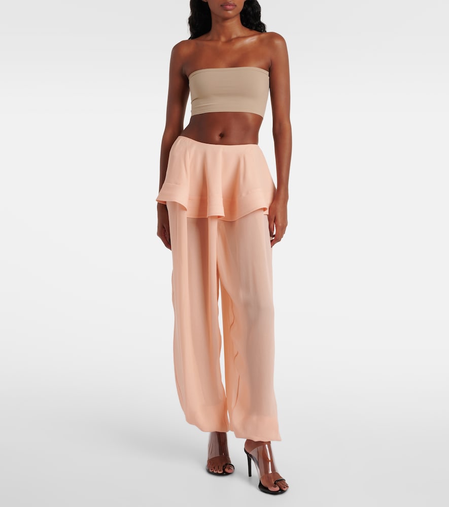 ALAÏA Alaïa Plexi 90 Leather & PU Sandals