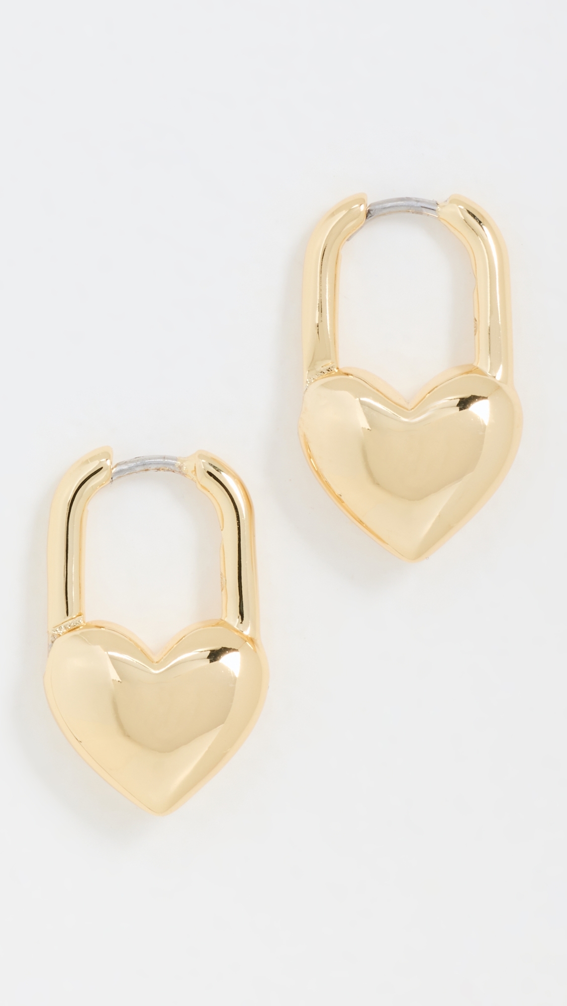 Kate Spade New York Heart Huggie Earrings In Gold 30% Off
