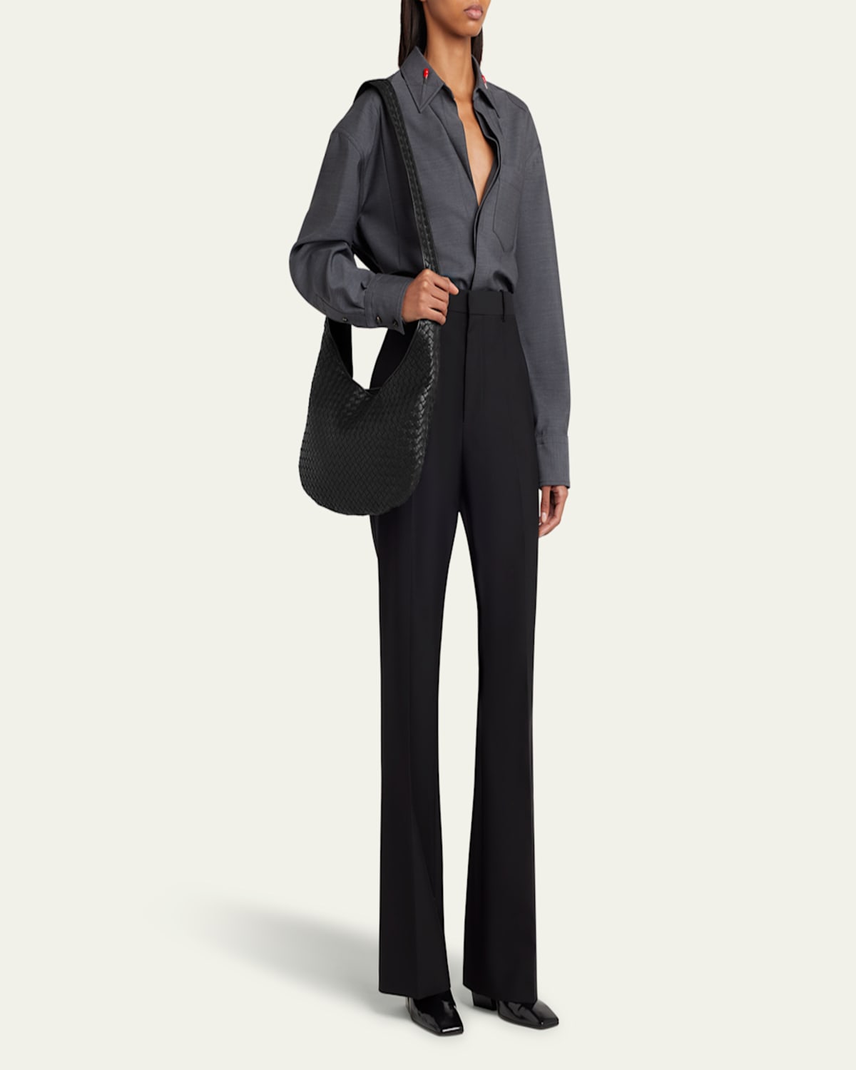 BOTTEGA VENETA Intrecciato Leather Crossbody Bag