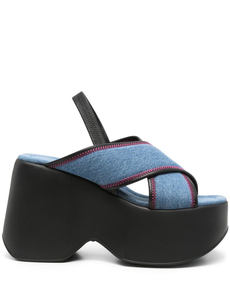 Vic Matie Sandals In Navy - 30% Off | Editorialist