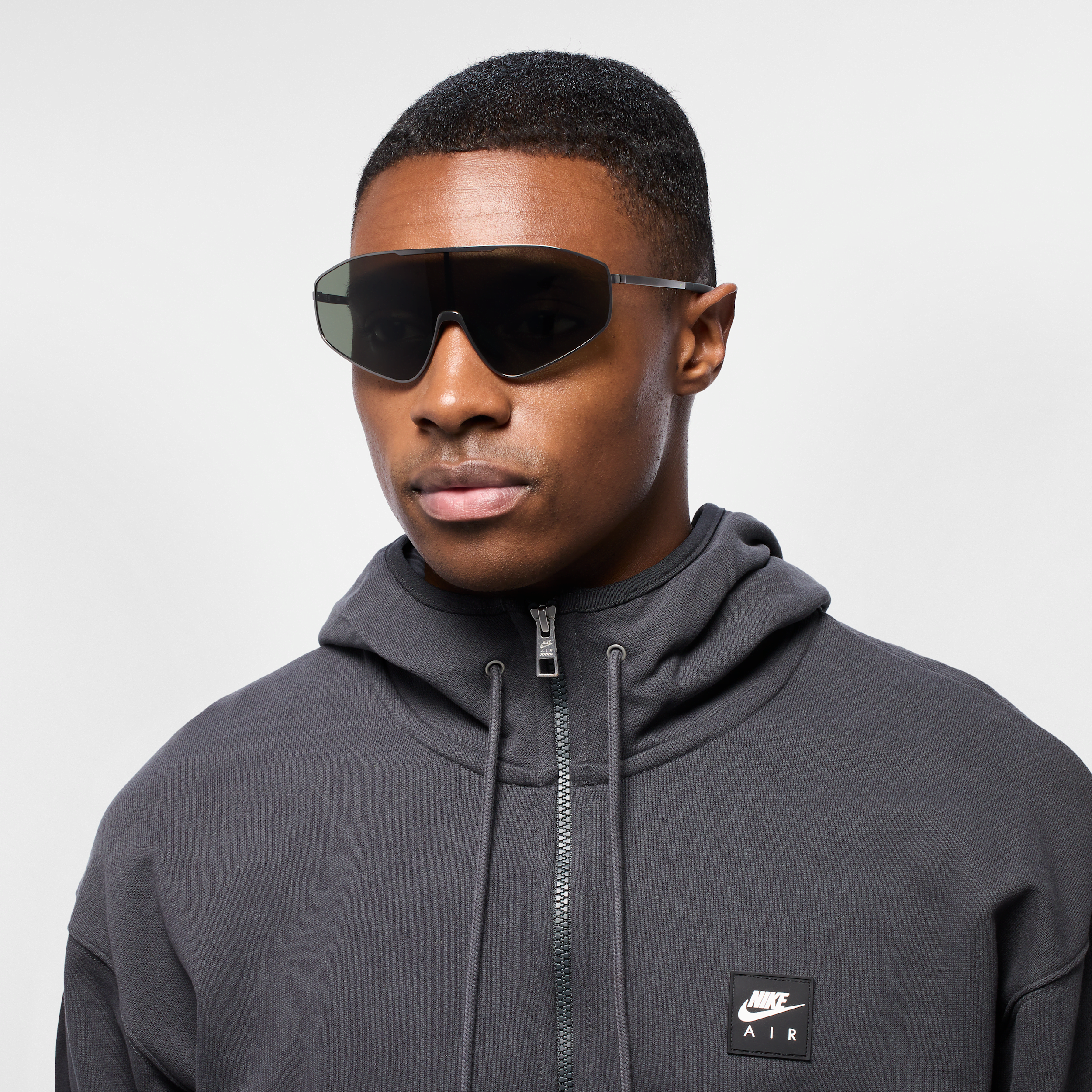 Nike Echo Shield 2 Sunglasses - Grey | Editorialist