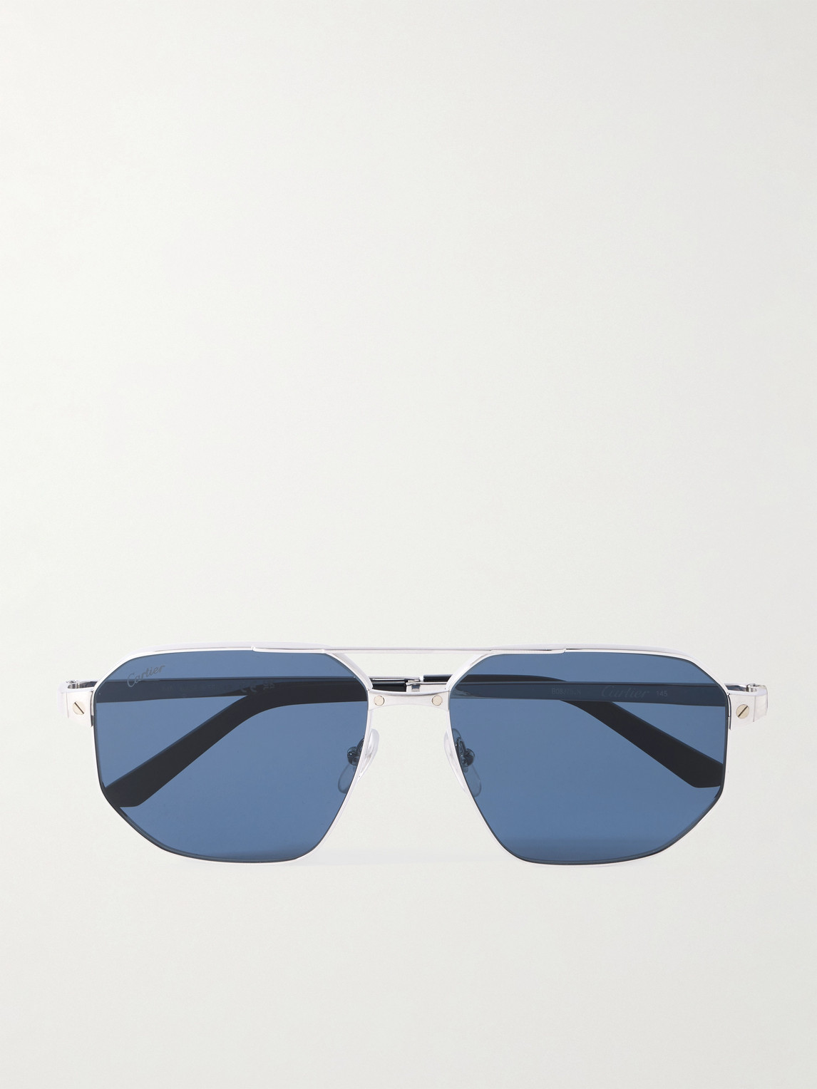 CARTIER Cartier Eyewear Santos de Cartier Aviator-Style Sunglasses