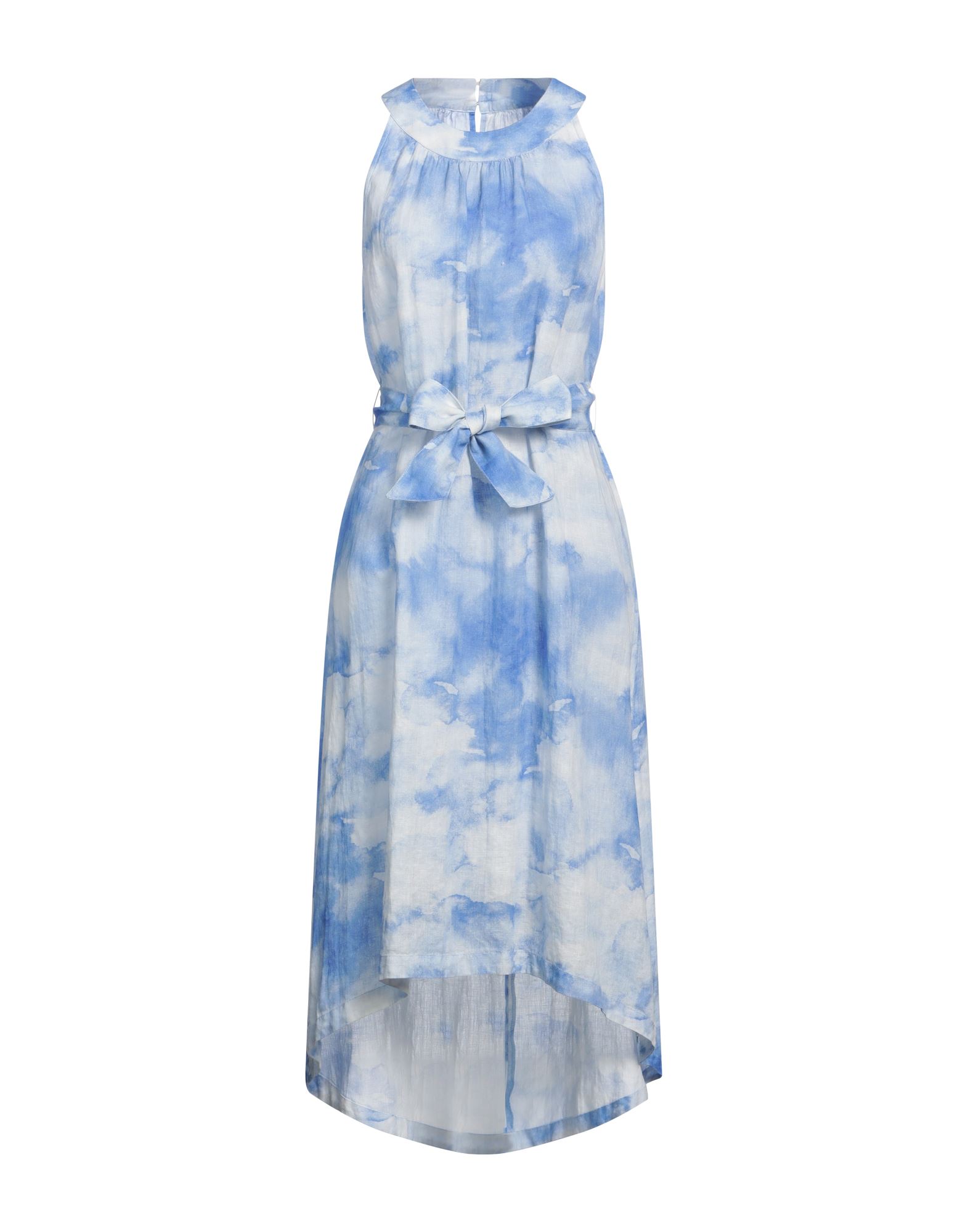 zimmermann belted floral print linen mini dress ZIMMERMANN BELTED FLORAL PRINT LINEN MINI DRESS UK 10 main image 0