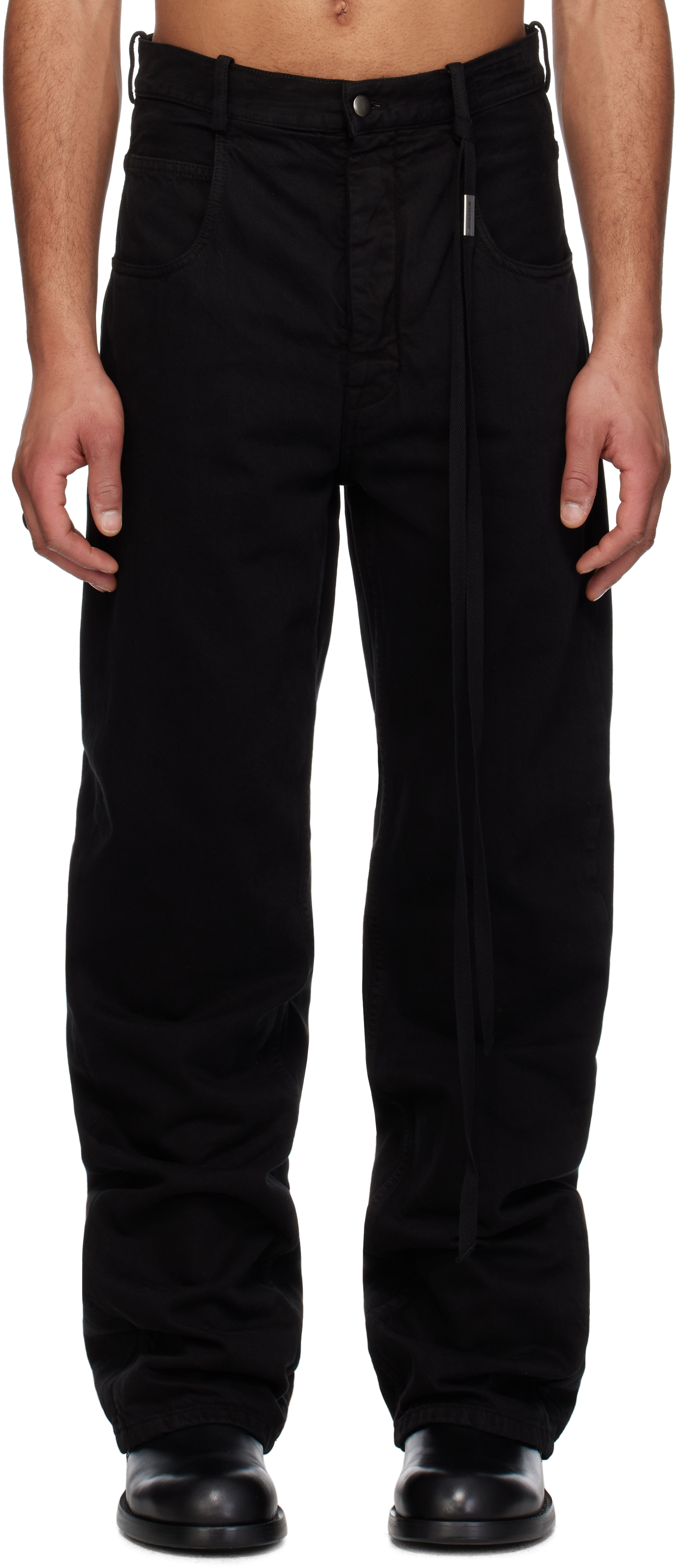 Ann Demeulemeester Ronald Five-Pocket Jeans - Black | Editorialist
