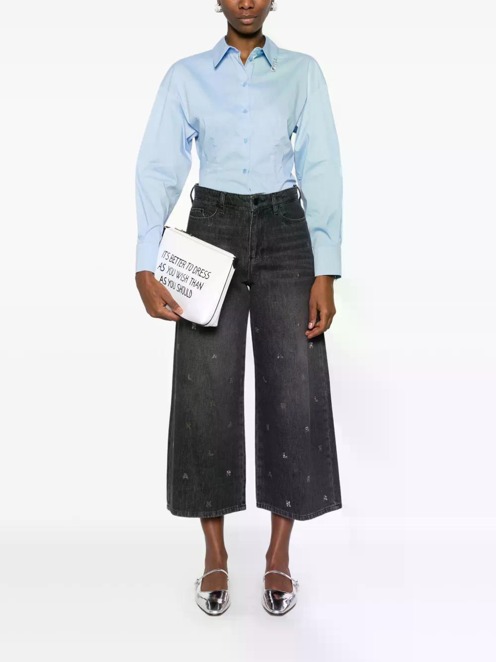 PATRIZIA PEPE Patrizia Pepe Hoop-Detail Shirt