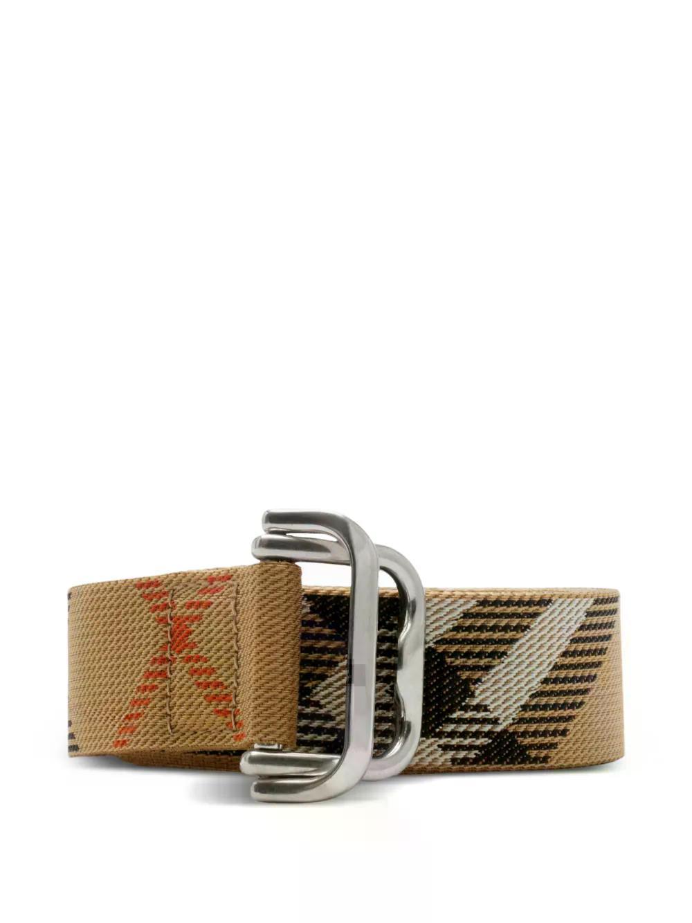 BURBERRY Burberry Check Webbing Belt