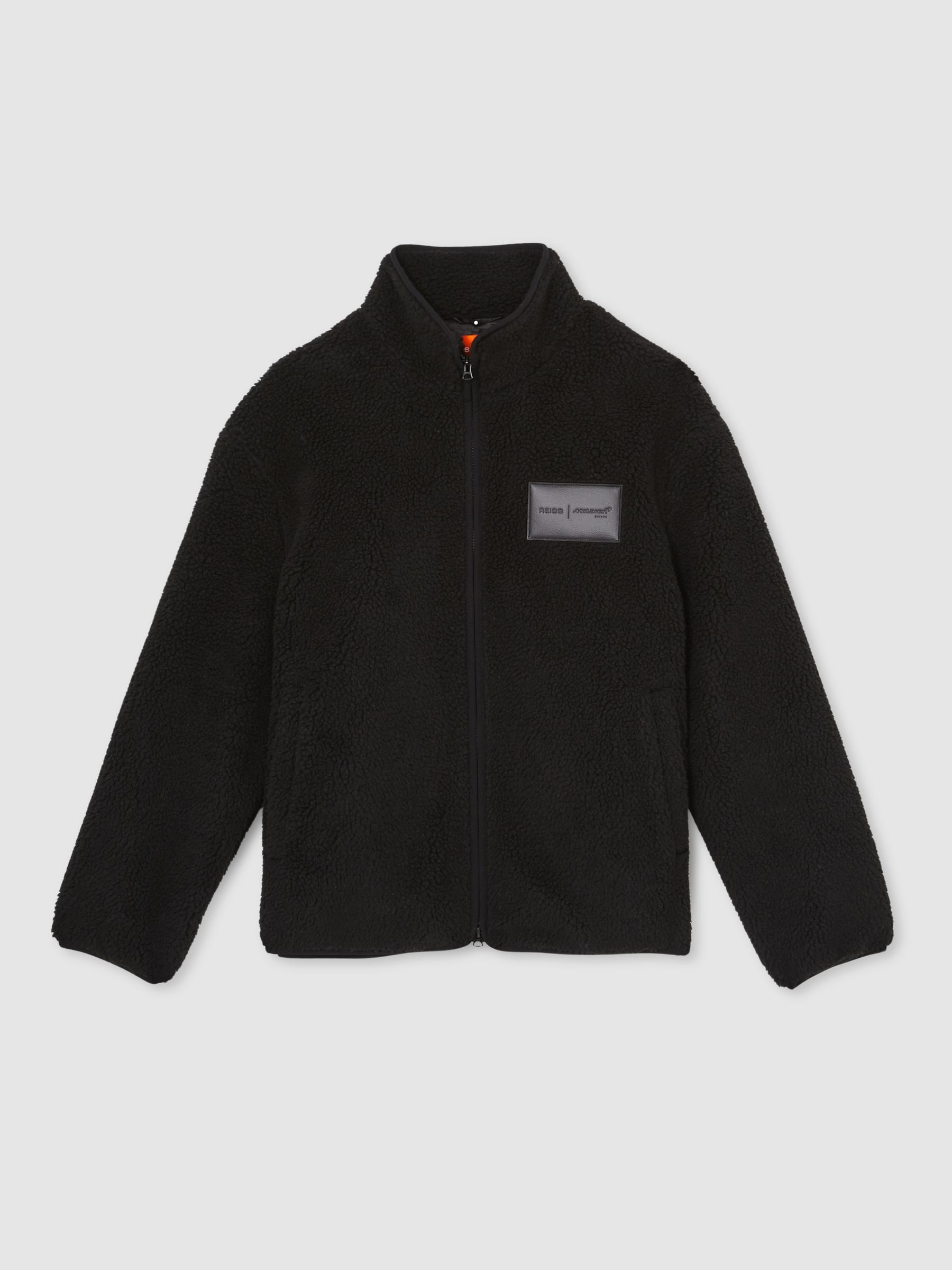 REISS Reiss x McLaren F1 Team Embroidered Fleece Jacket