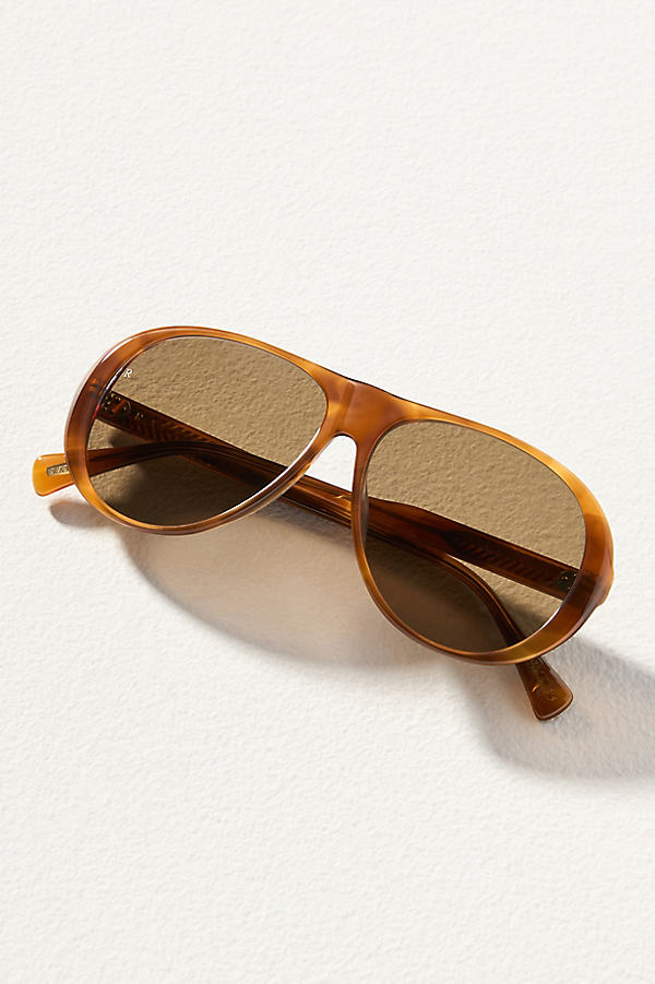 RAEN Jenever Aviator Sunglasses Jenever 58 Santa Fe Tortoise / Aria Sunglasses – RAEN main image 3