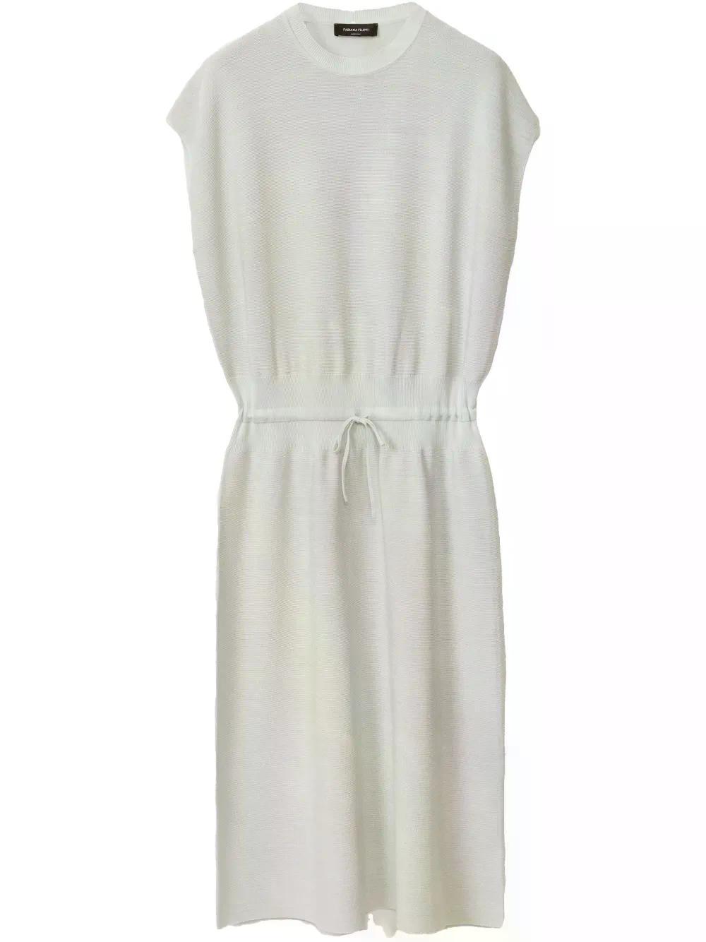 Fabiana Filippi Lurex Midi Dress - White - 37% Off