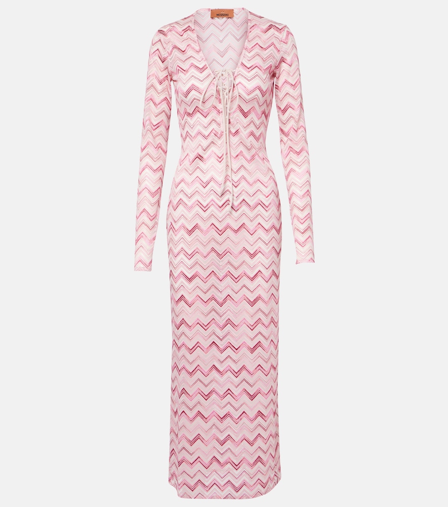 MISSONI Missoni Lamé Midi Dress