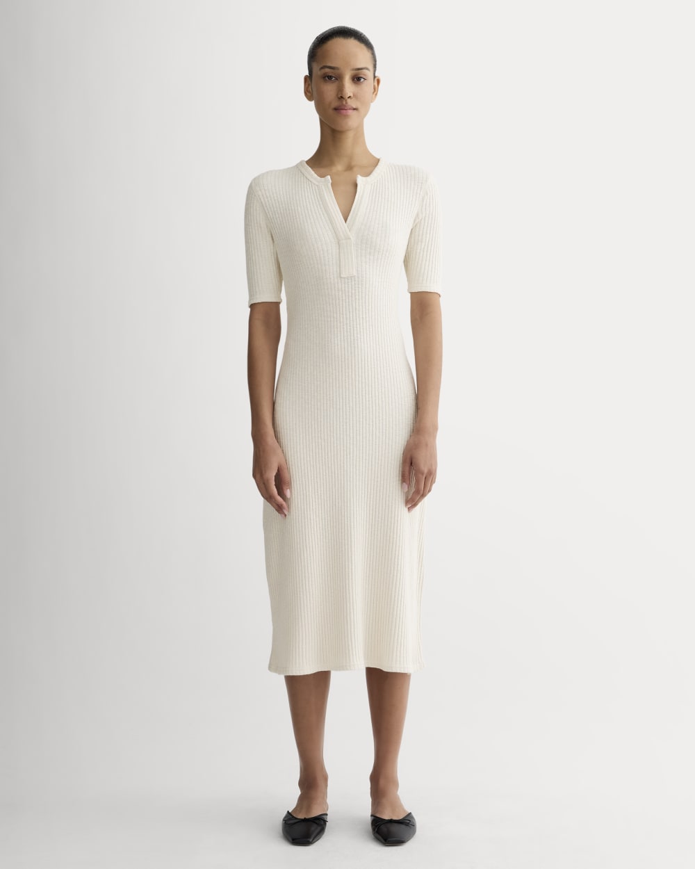 Ralph Lauren Striped Waffle-Knit Henley Dress In Multi Stripe - 30% Off | Editorialist Ralph Lauren Striped Waffle-Knit Henley Dress In Multi Stripe - 30% Off | Editorialist