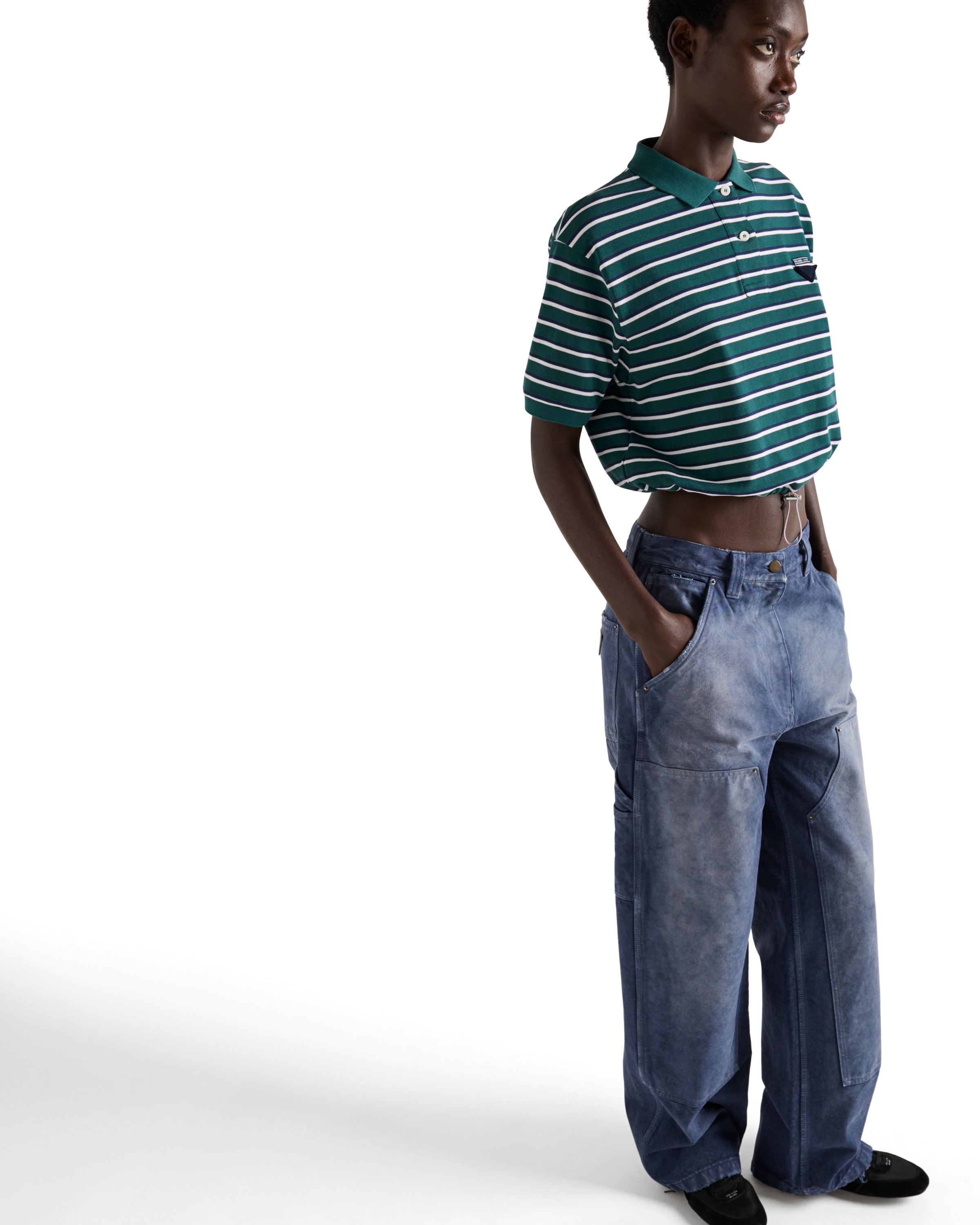 PRADA Canvas Cargo Trousers