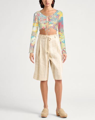 GANNI GANNI Multicolor Crop Top