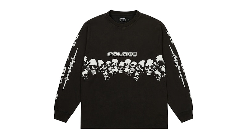 Vetements Black Death Metal Longsleeve T-Shirt In Black/White - 45