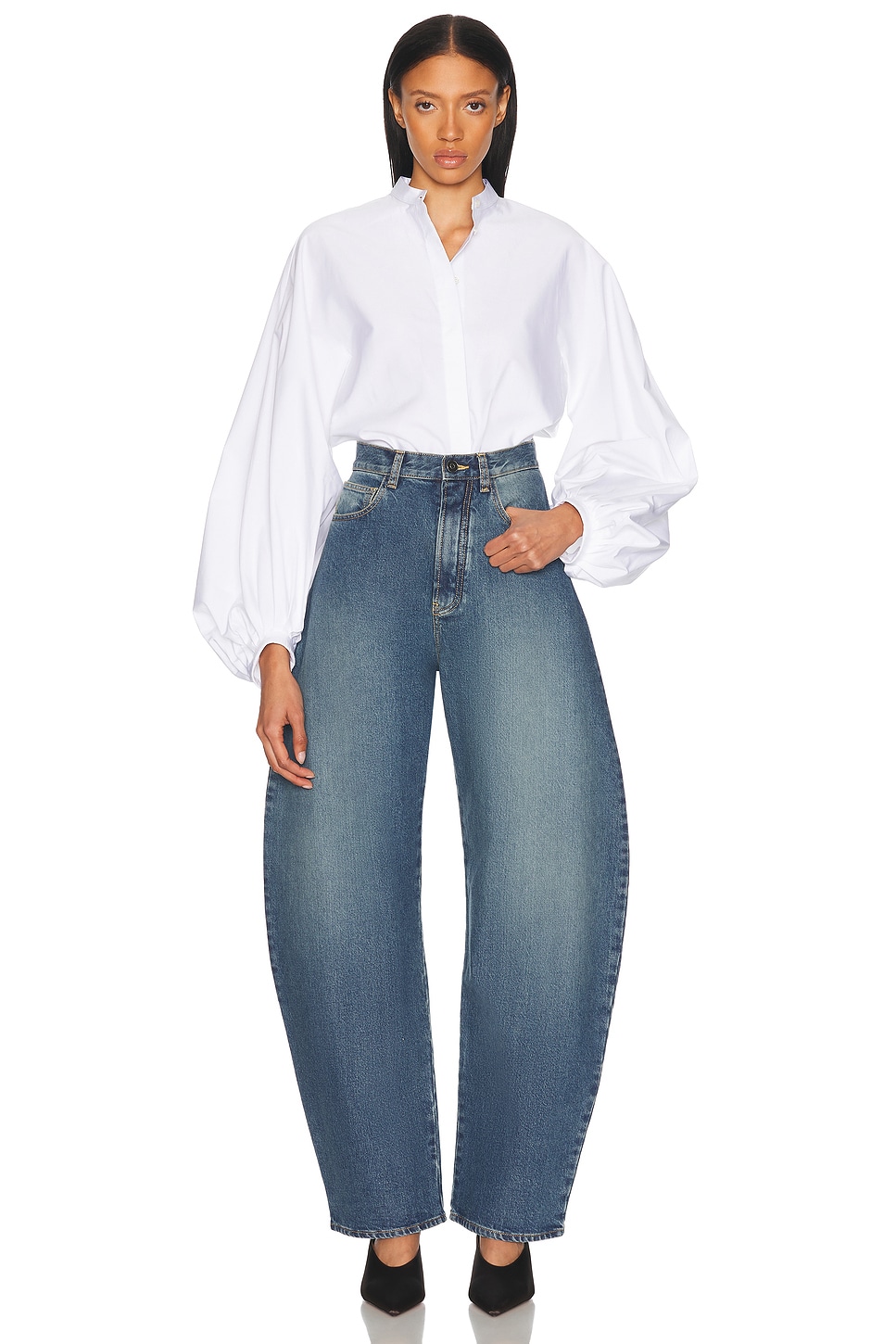ALAÏA ALAÏA Balloon Sleeve Shirt