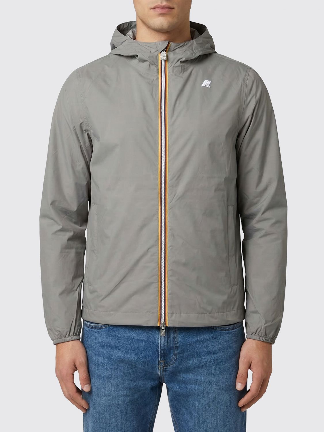 K-WAY K-Way Zip-Up Hooded Jacket