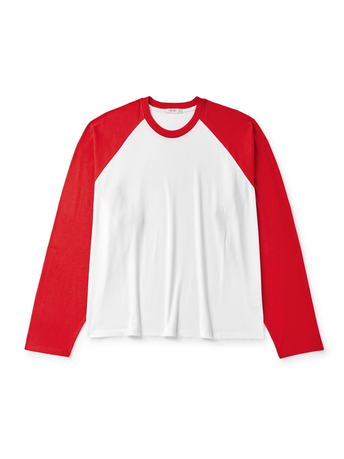 The Row Jameson Organic Cotton-Jersey T-Shirt - Red | Editorialist