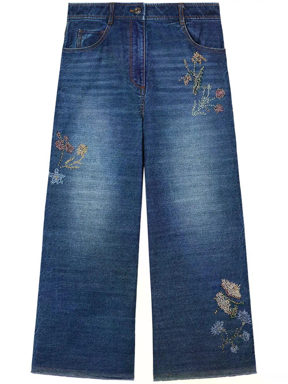PORTS 1961 Ports 1961 Floral Embellished Jeans