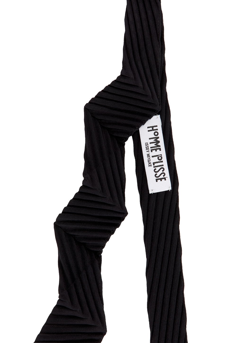 Issey Miyake Zigzag Tie In Black - 20% Off | Editorialist