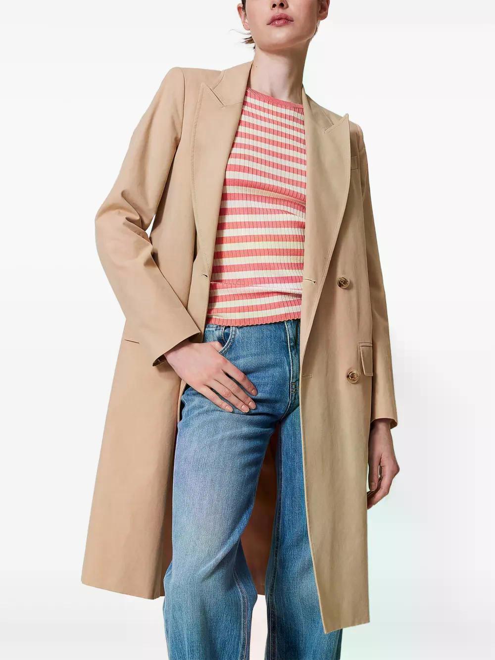 TWINSET TWINSET Double-Breasted Trench Coat