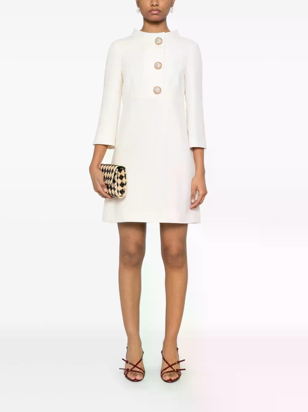 VALENTINO Crepe Couture Short Dress