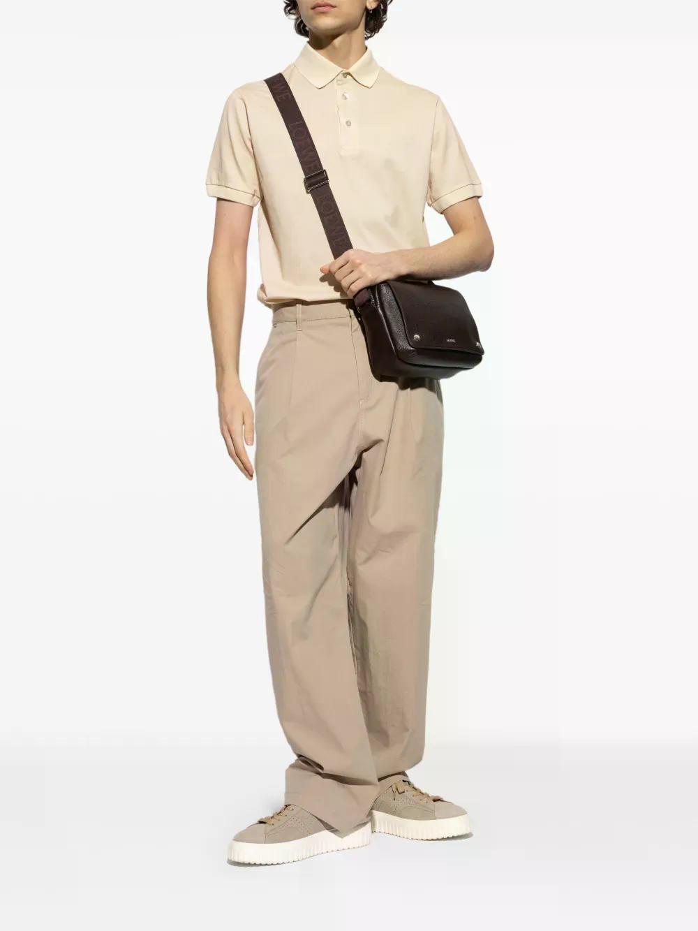 ETRO paisley-trim polo shirt