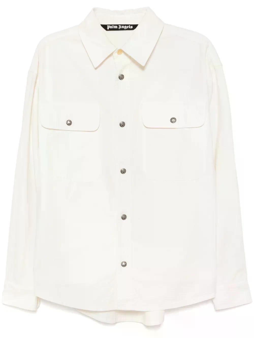 PALM ANGELS cotton overshirt