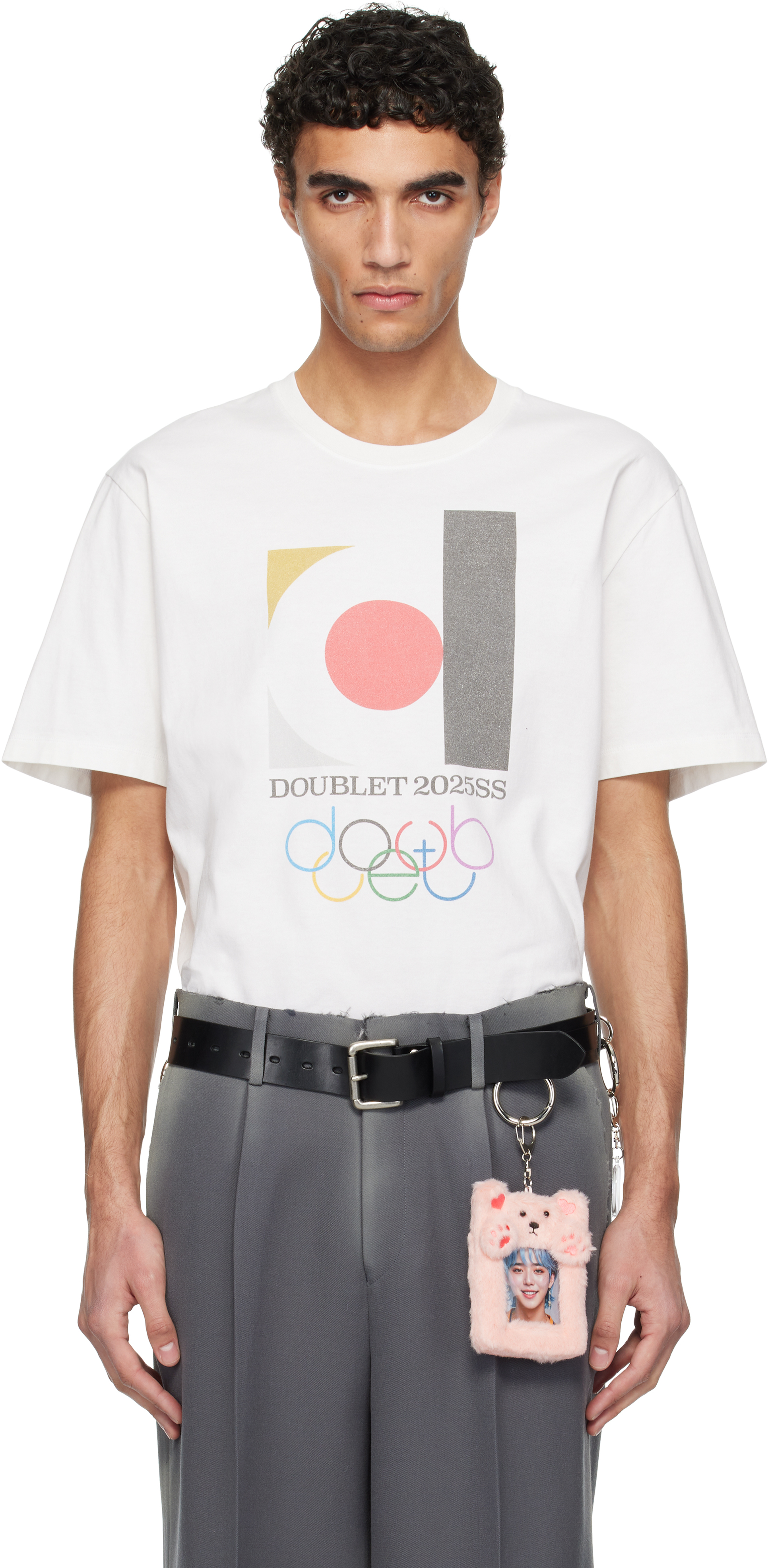Doublet Doublet2025ss' Logo T-Shirt In White - 48% Off Doublet Doublet2025ss' Logo T-Shirt In White - 48% Off