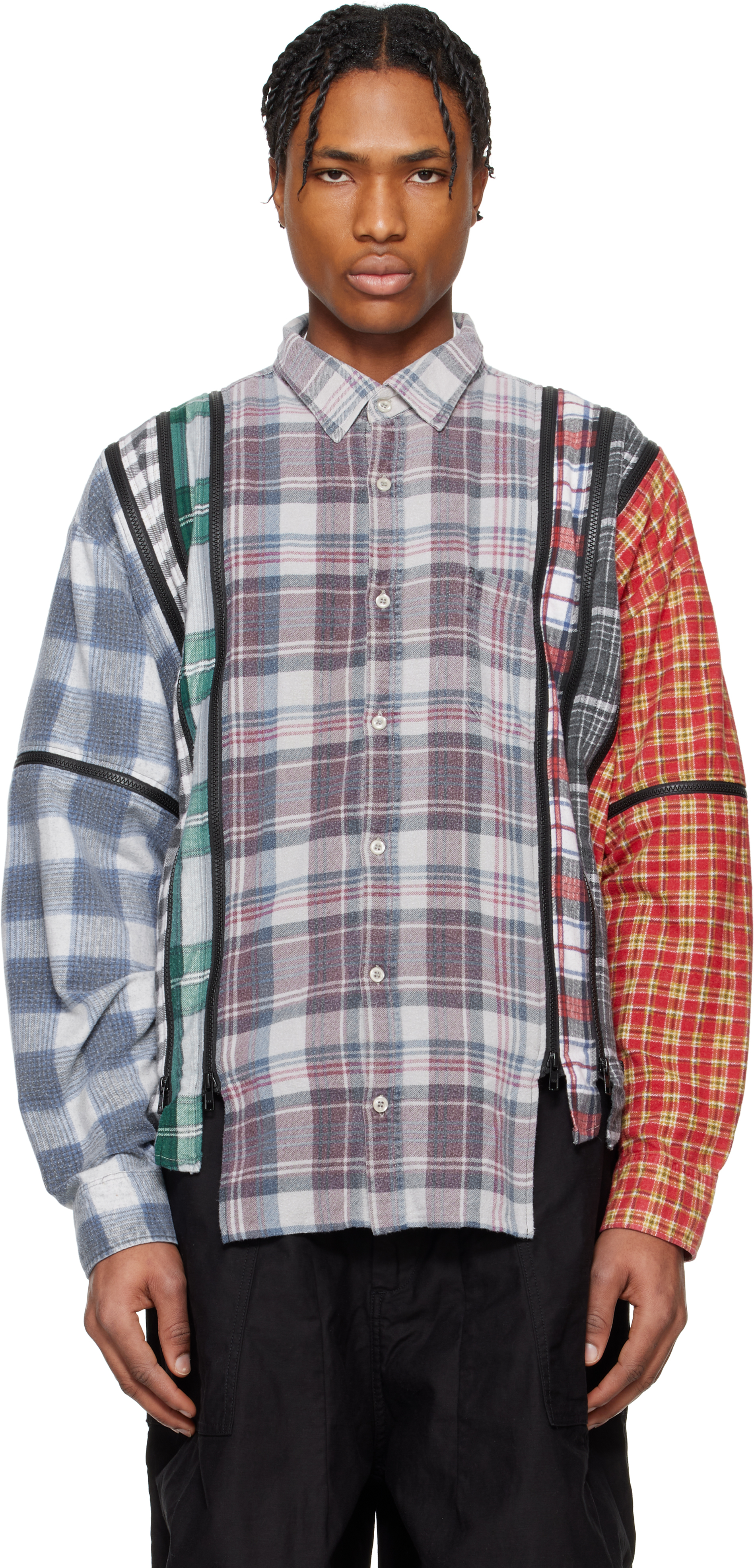 7 cut zipped wide shirt by needles 【公式通販】