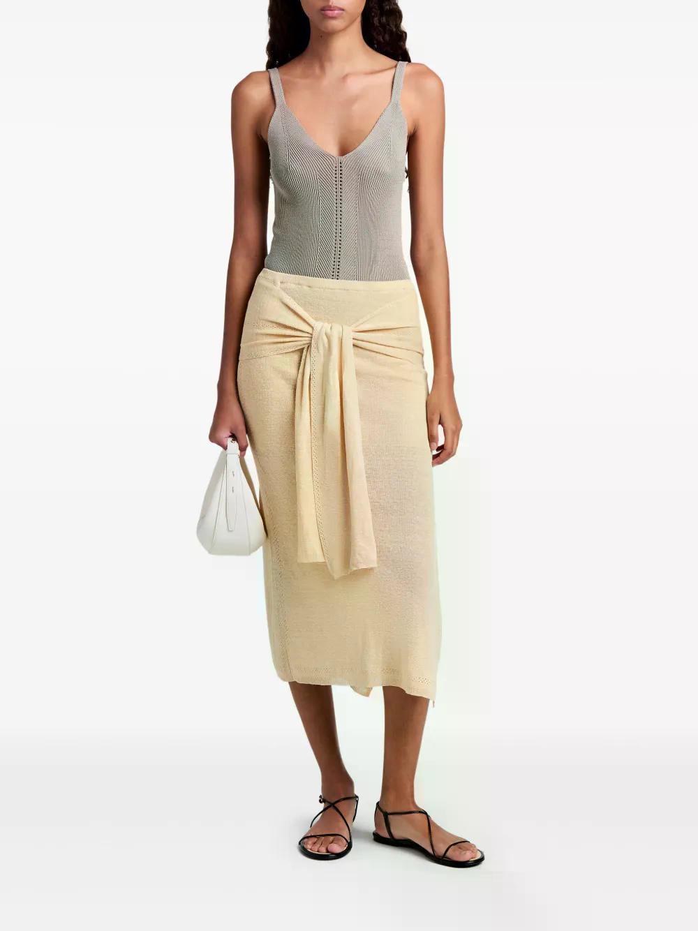 PROENZA SCHOULER WHITE LABEL Proenza Schouler White Label Phelan Midi Dress