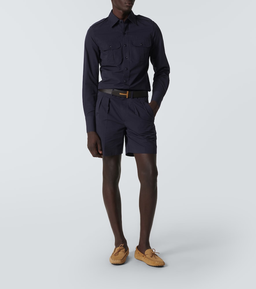 TOM FORD cotton and silk poplin shirt