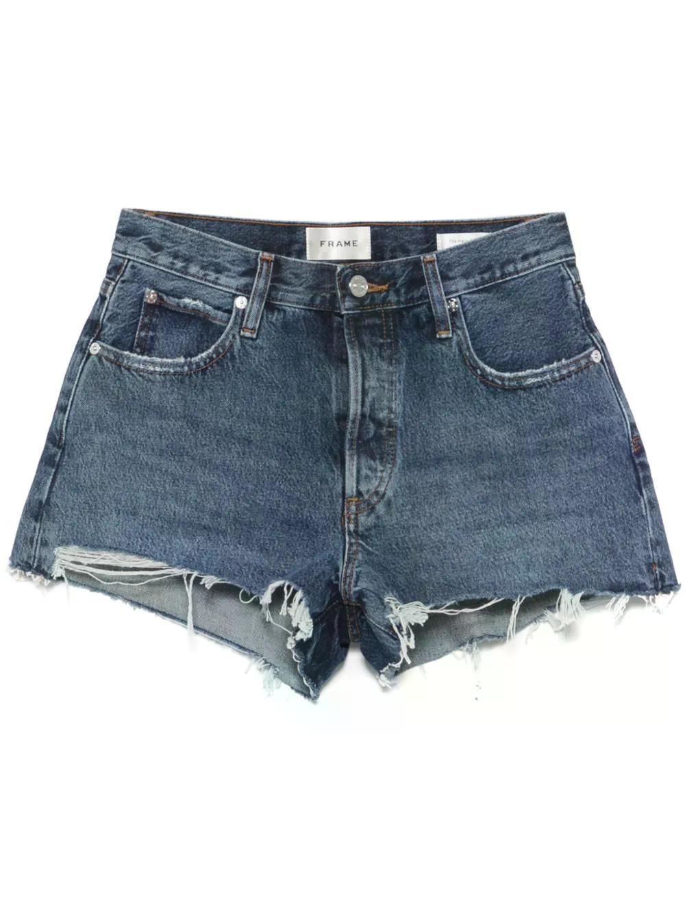 Frame The Hang Denim Shorts - Blue | Editorialist Frame The Hang Denim Shorts - Blue | Editorialist