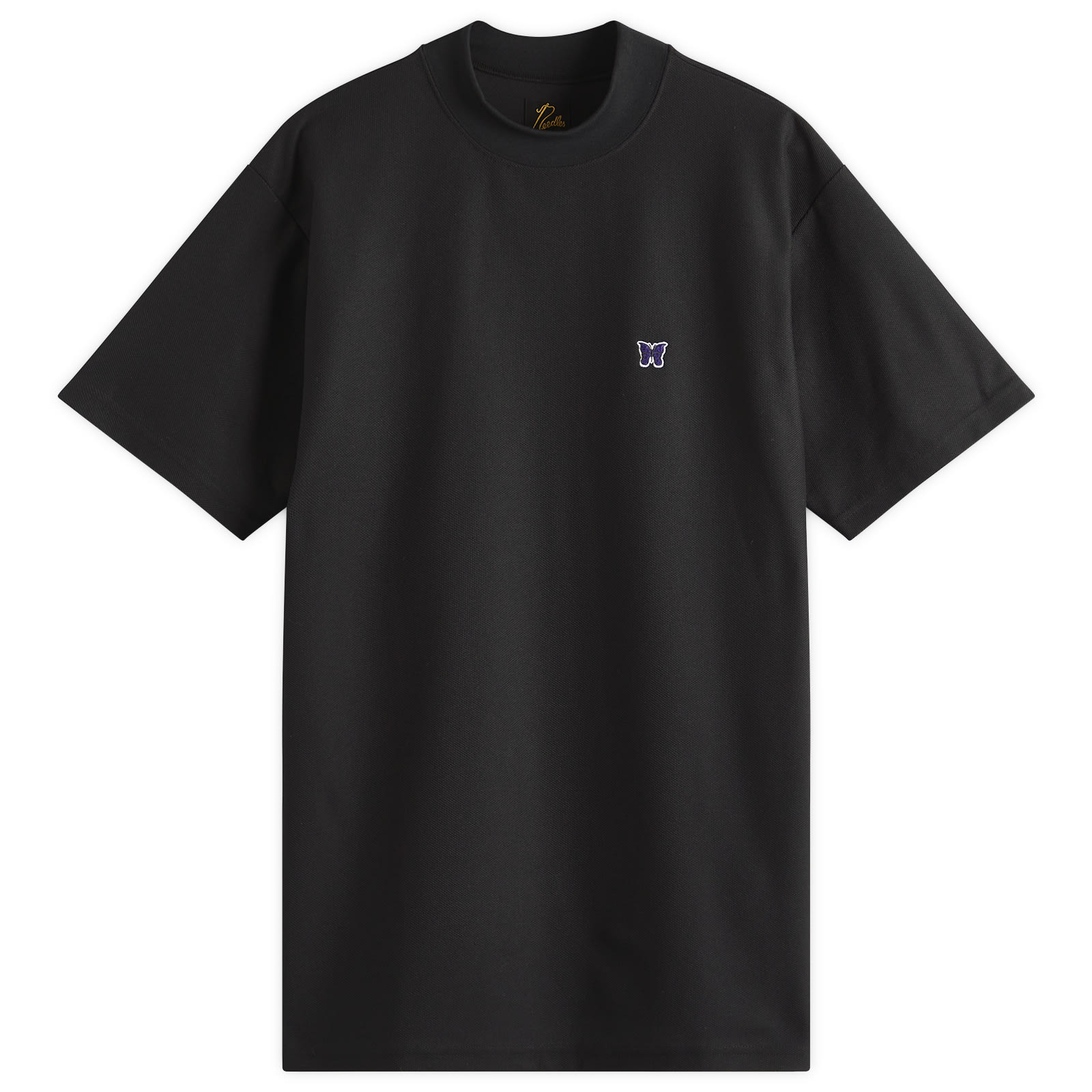 Needles Mock Neck T-Shirt In Black - 55% Off | Editorialist