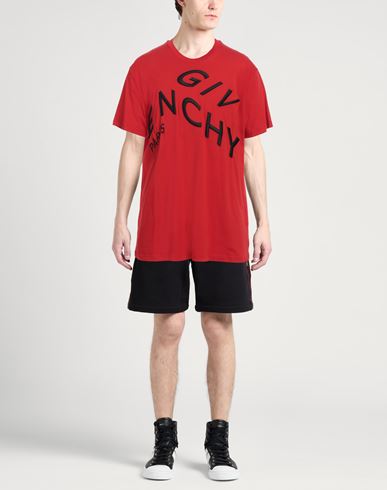 GIVENCHY man t-shirt red size xxs cotton