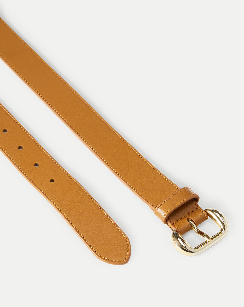 Veronica Beard Jane Leather Belt In White - 20% Off  display picture 3