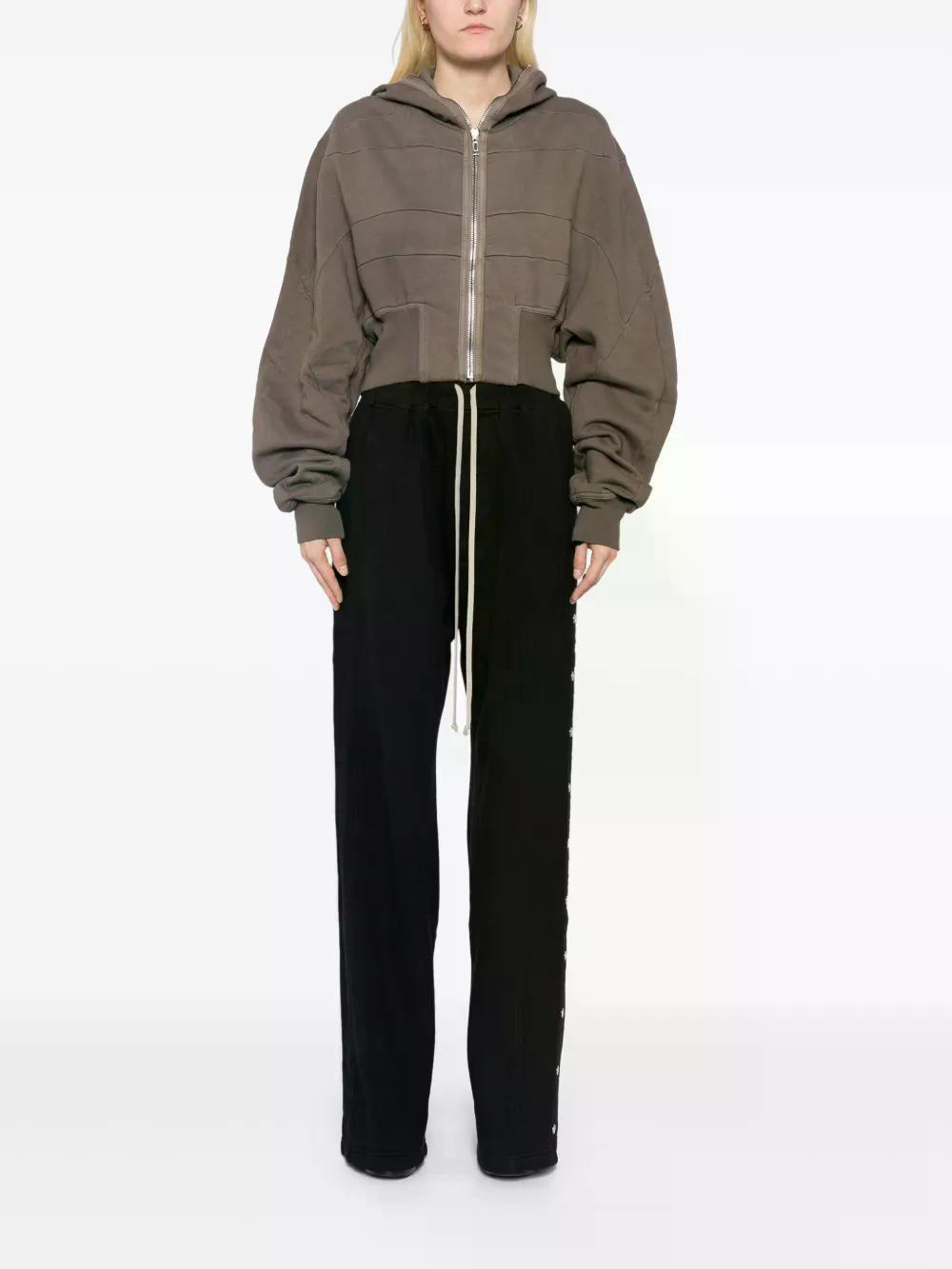 Rick Owens Collage Gimp Hoodie - Brown - 1% Off | Editorialist